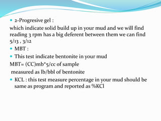 Mud Engineering presentation | PPTX