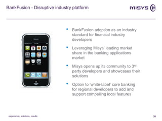 4239 Misys Bank Fusion Presentation | PDF