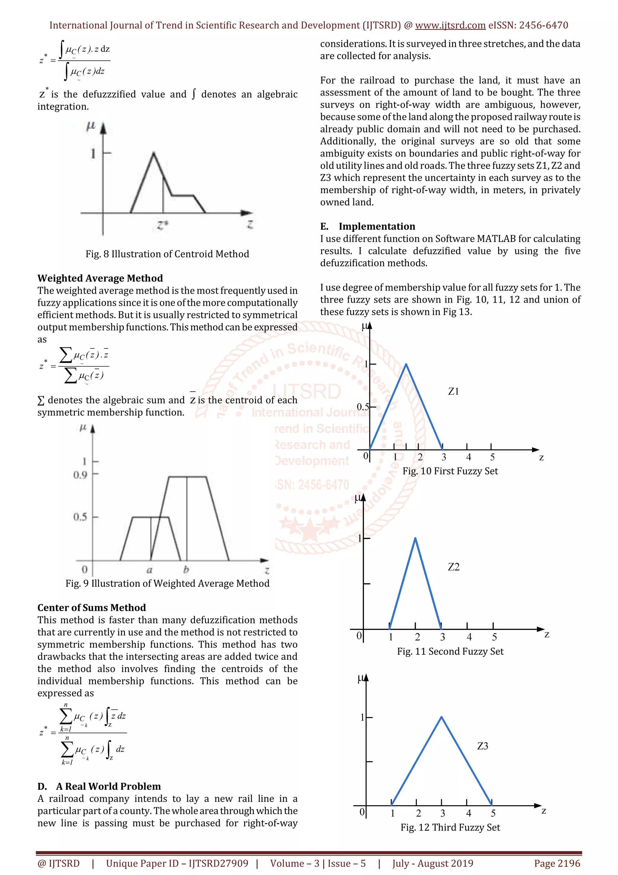 Comparison of Defuzzification Methods from a Real World Problem | PDF | Artificial Intelligence ...