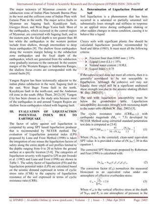 Soil Liquefaction Potential Maps for Earthquake Events in Yangon ...