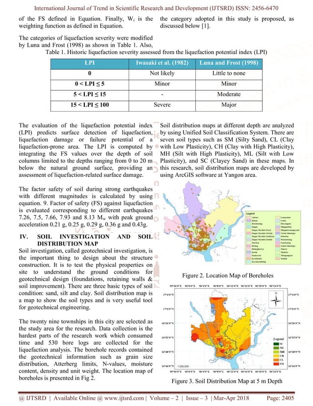 Soil Liquefaction Potential Maps for Earthquake Events in Yangon ...