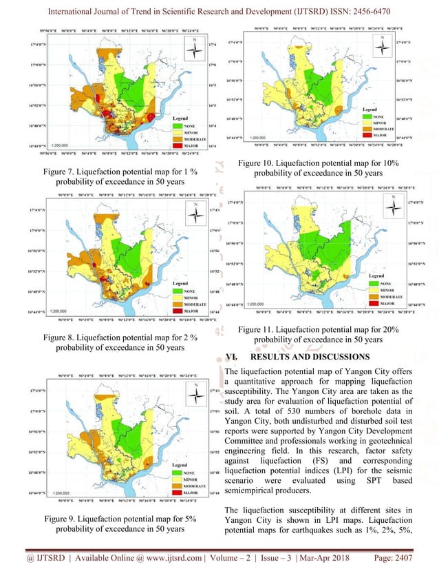 Soil Liquefaction Potential Maps for Earthquake Events in Yangon ...
