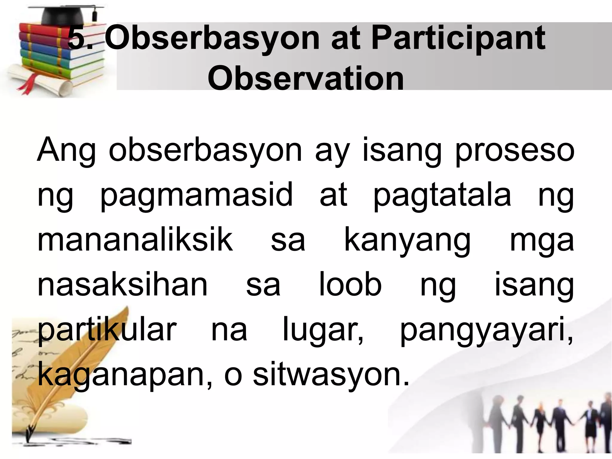 Metodolohiya ng Pananaliksik | PPTX