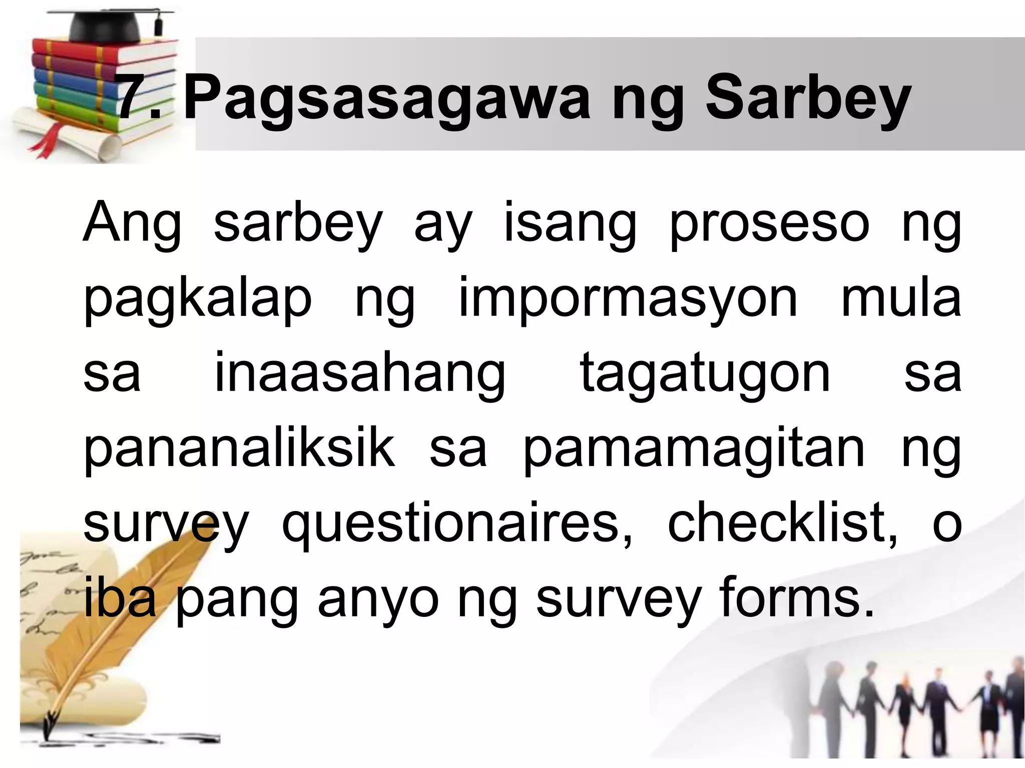 Metodolohiya ng Pananaliksik | PPTX