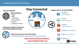 Update on FirstNet in Utah | PDF