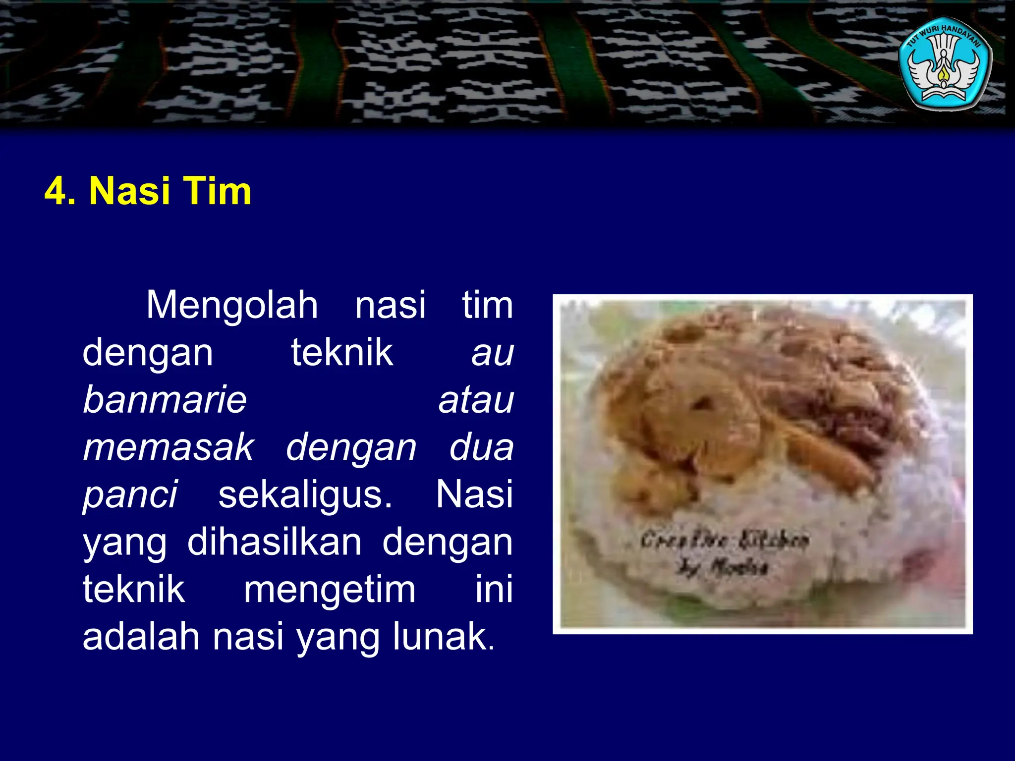 pengertian nasi dan mie serta hidangan dari nasi dan mie | PDF