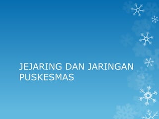 jejaring dan jaringan pkm 2019 presentasi | PPTX