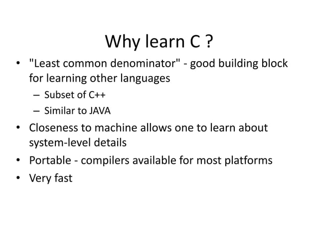 424769021 1 First C Program 1 Ppt 1ppt