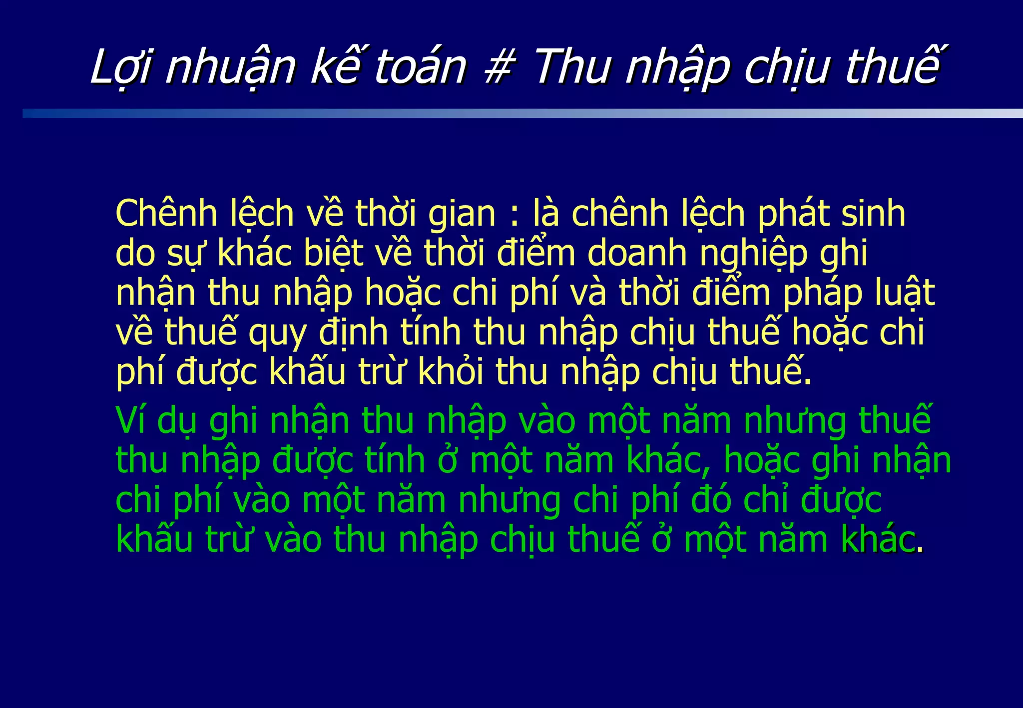 Bài giảng THUẾ THU NHẬP DOANH NGHIỆP | PDF