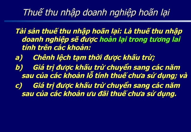 Bài giảng THUẾ THU NHẬP DOANH NGHIỆP | PDF