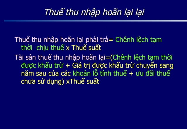Bài giảng THUẾ THU NHẬP DOANH NGHIỆP | PDF