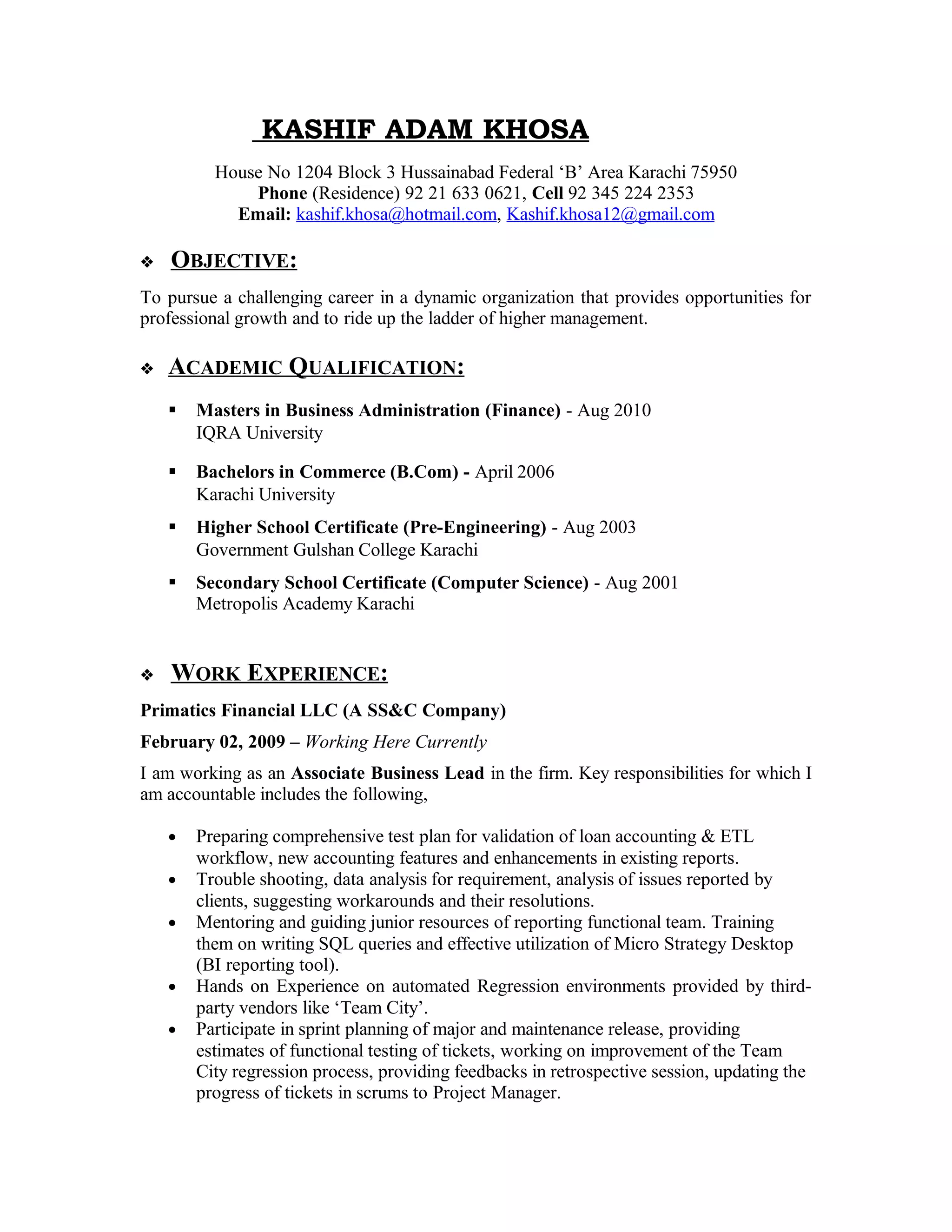 CV_kashif-khosa | PDF