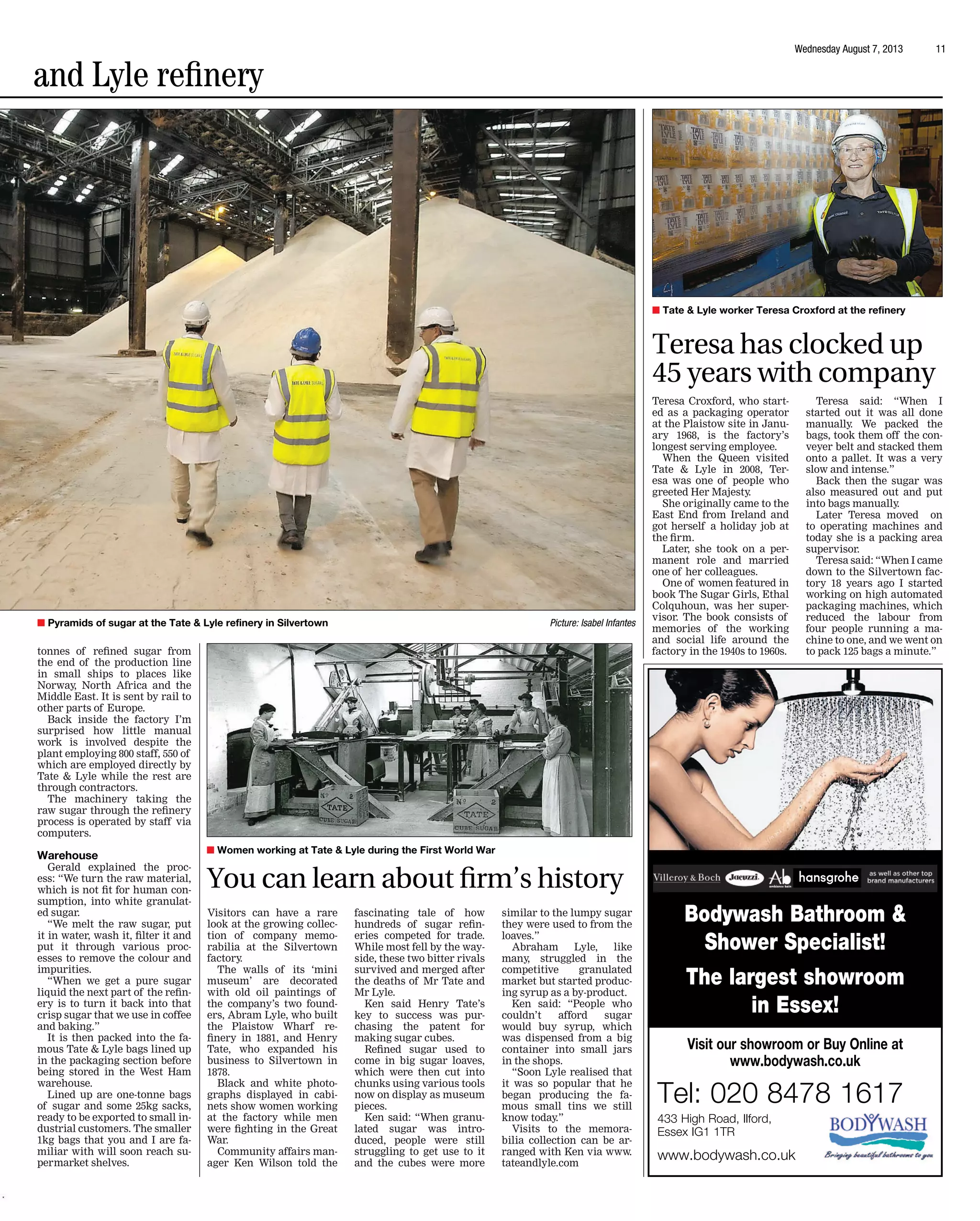Tate & Lyle factory tour | PDF