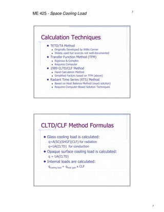425 3-cooling load-2009 | PDF