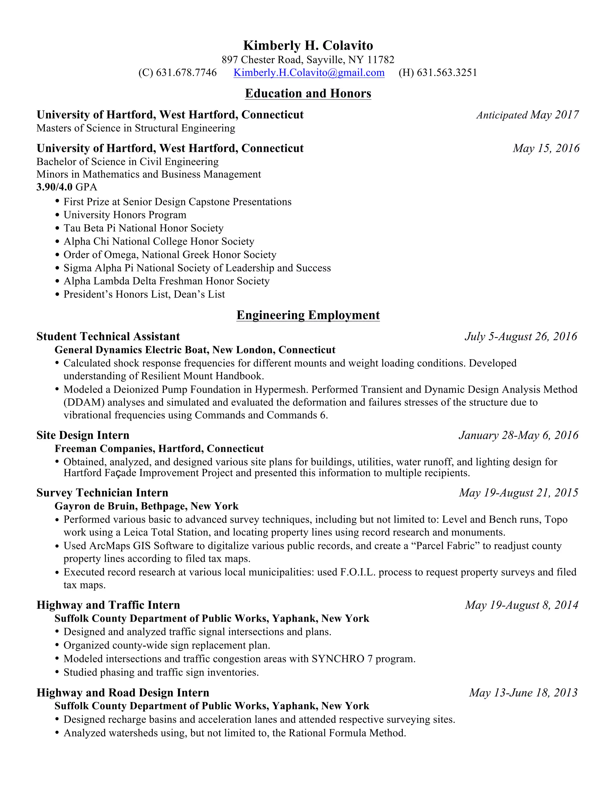OFFICIAL LATEST RESUME | PDF