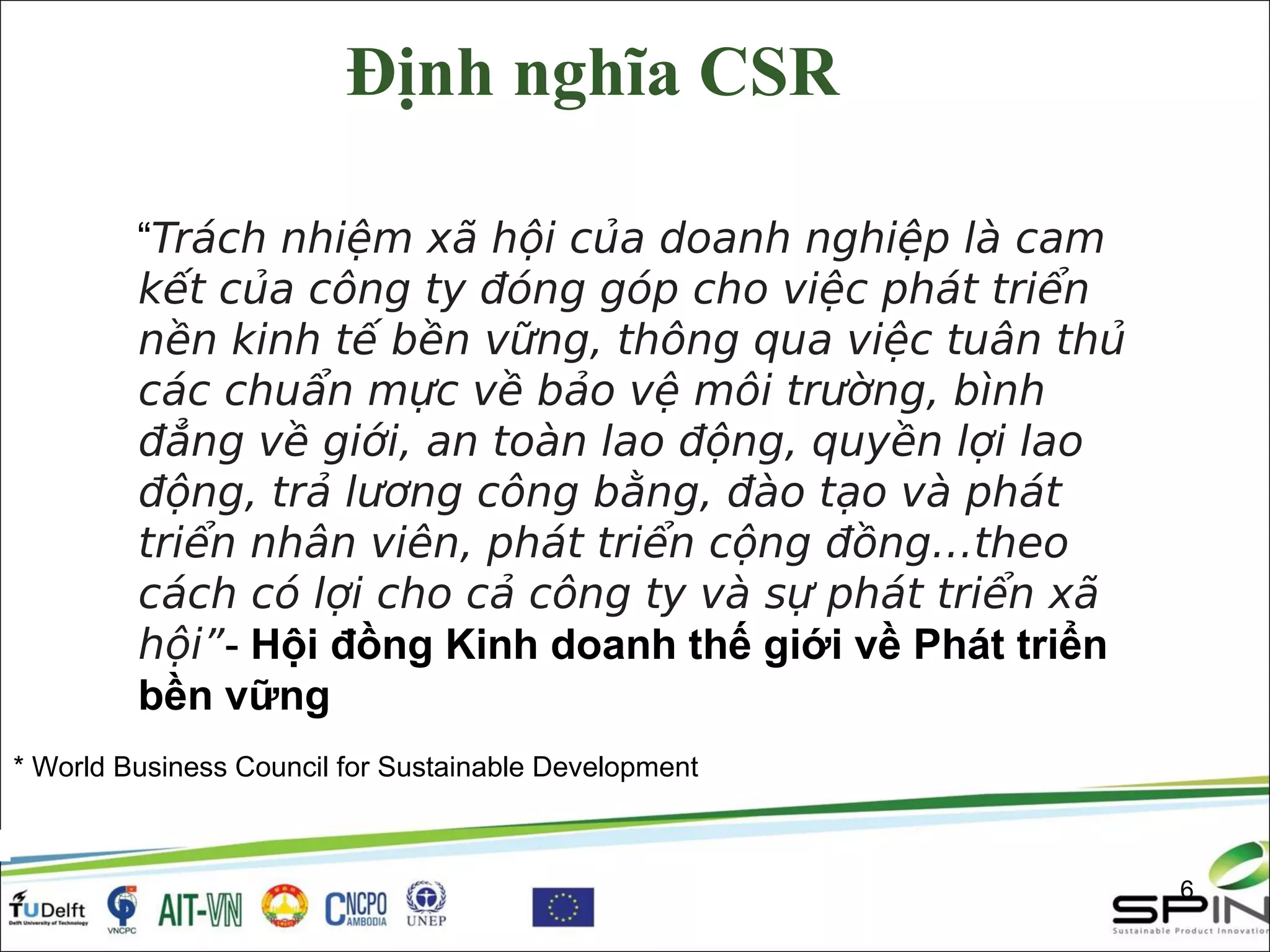Trách nhiệm Xã Hội của doanh nghiệp (CSR) | PDF