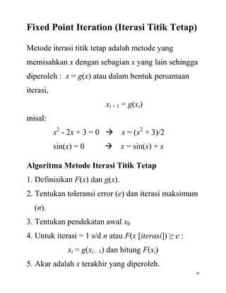 42514 persamaan non linier | PDF