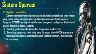 42519051 Bab 2 Struktur Sistem Operasi | PPTX