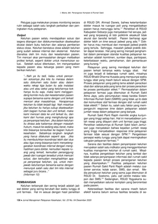 Jurnal Manajemen Pelayanan Kesehatan: Penanganan Komplain di Rumah ...