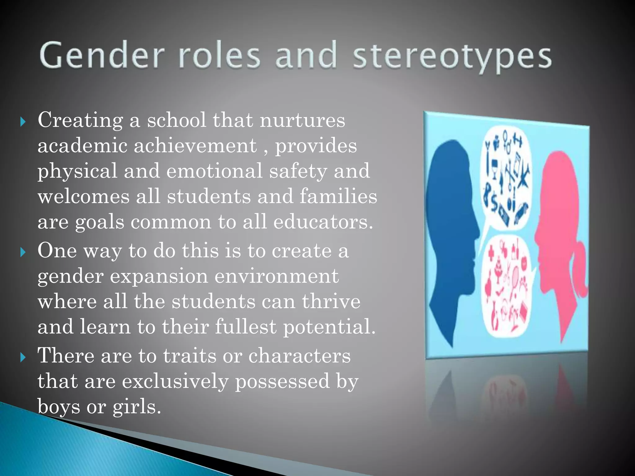GENDER ROLES & STEREOTYPES | PPTX