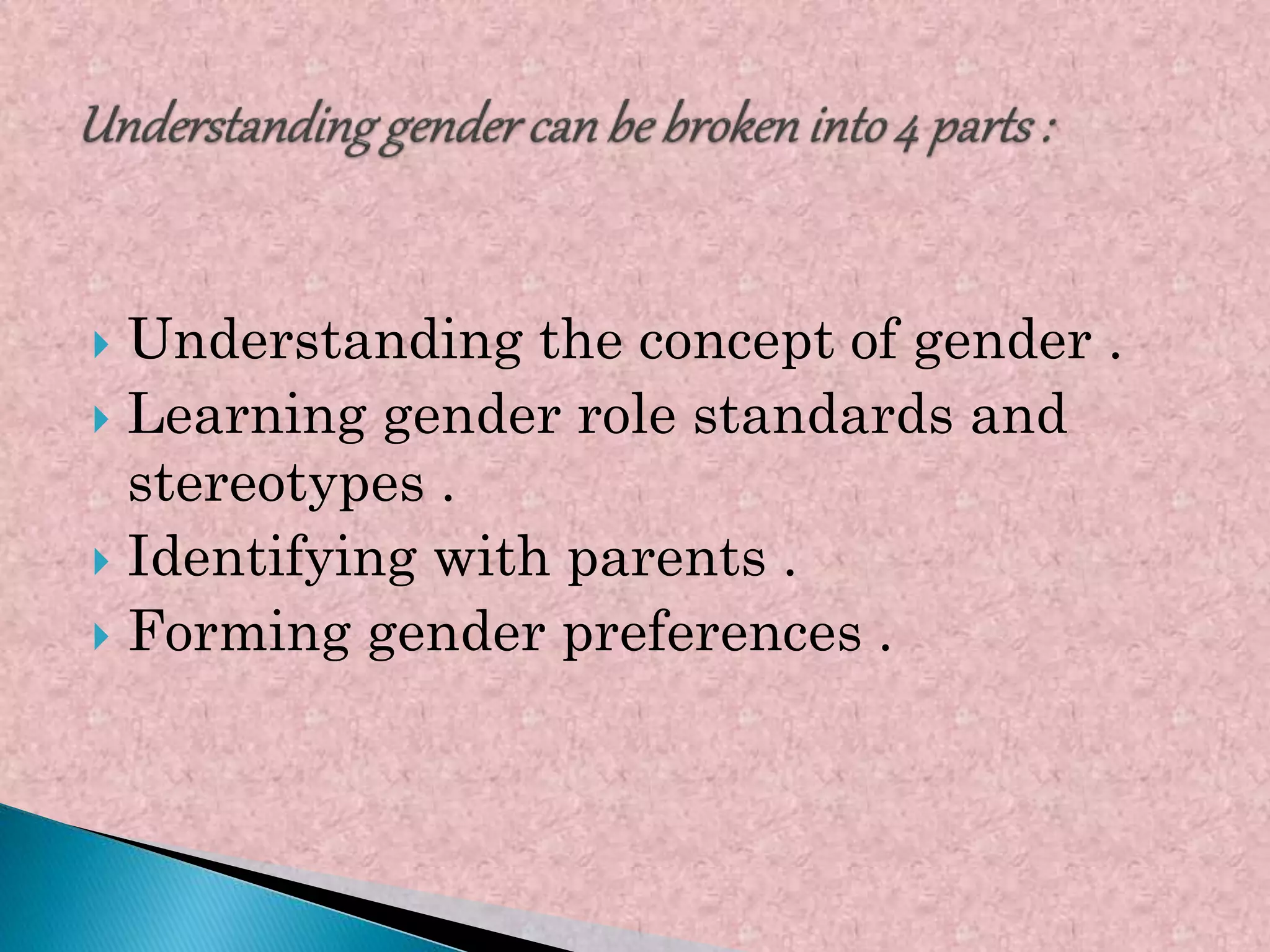 GENDER ROLES & STEREOTYPES | PPTX