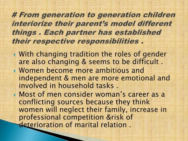 GENDER ROLES & STEREOTYPES | PPTX