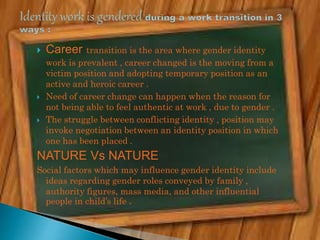 GENDER ROLES & STEREOTYPES | PPTX