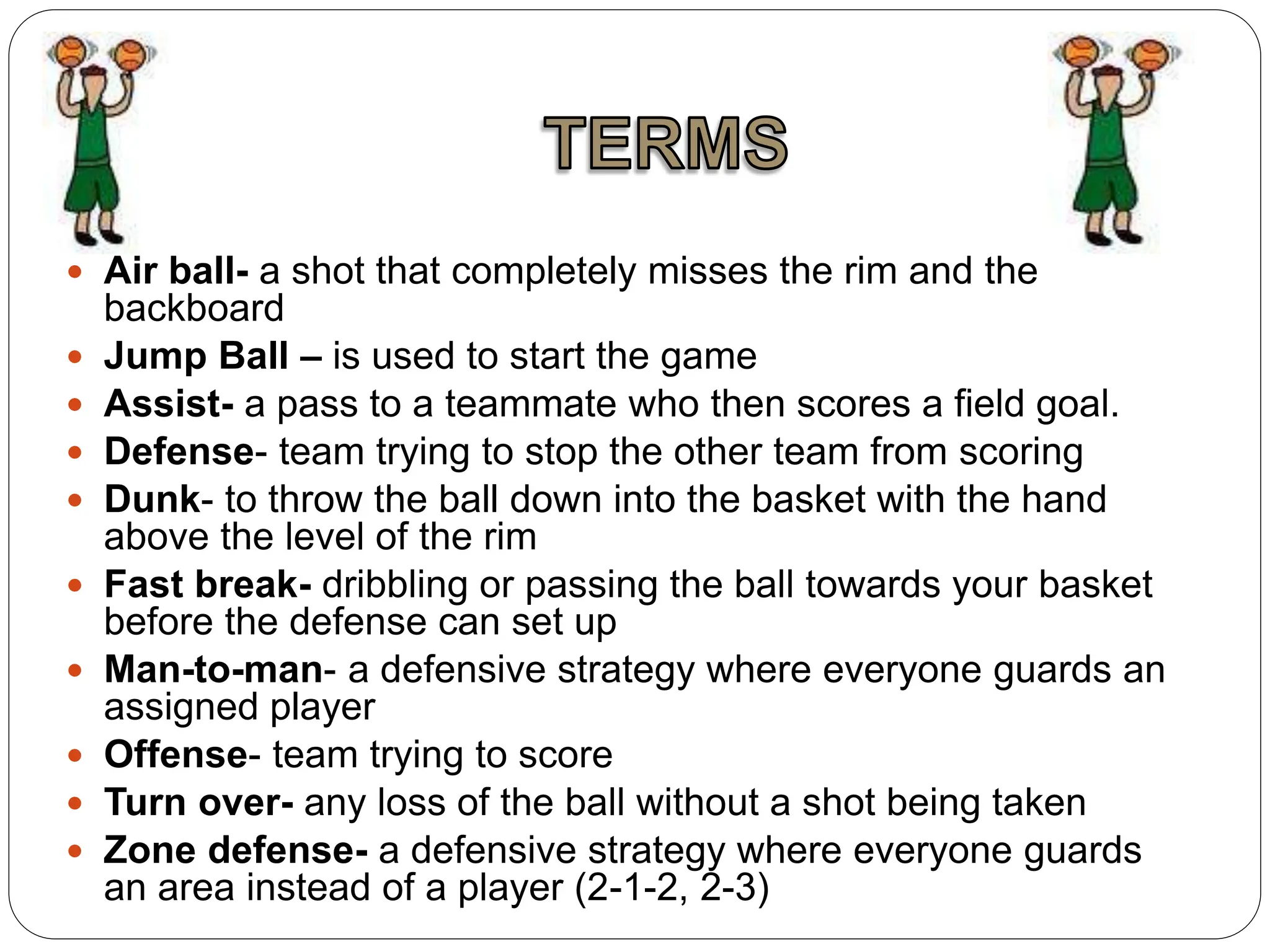 Introduction to Basketball-PowerPoint Presentation | PPTX