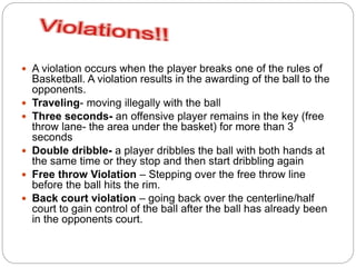 Introduction to Basketball-PowerPoint Presentation | PPTX