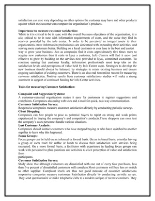 42599642 a-project-report-on-customer-satisfaction | PDF