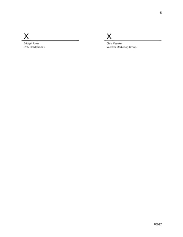 Marketing Proposal Contract | DOCX