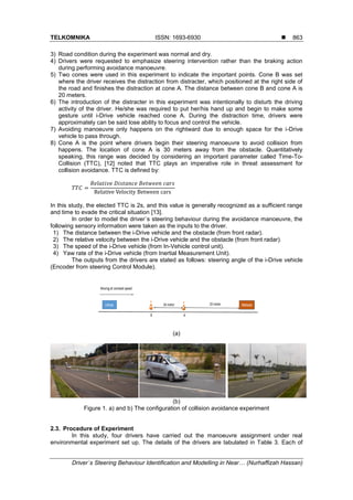 Driver`s Steering Behaviour Identification and Modelling in Near Rear-End collision | PDF