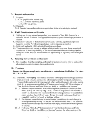 Preparation of Samples for Compositional Analysis | PDF