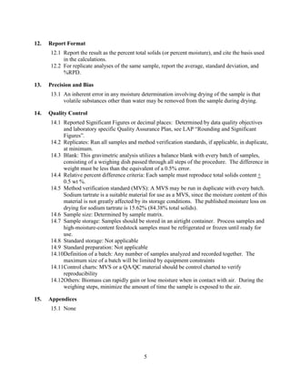 Determination of Total Solids in Biomass and Total Dissolved Solids in ...