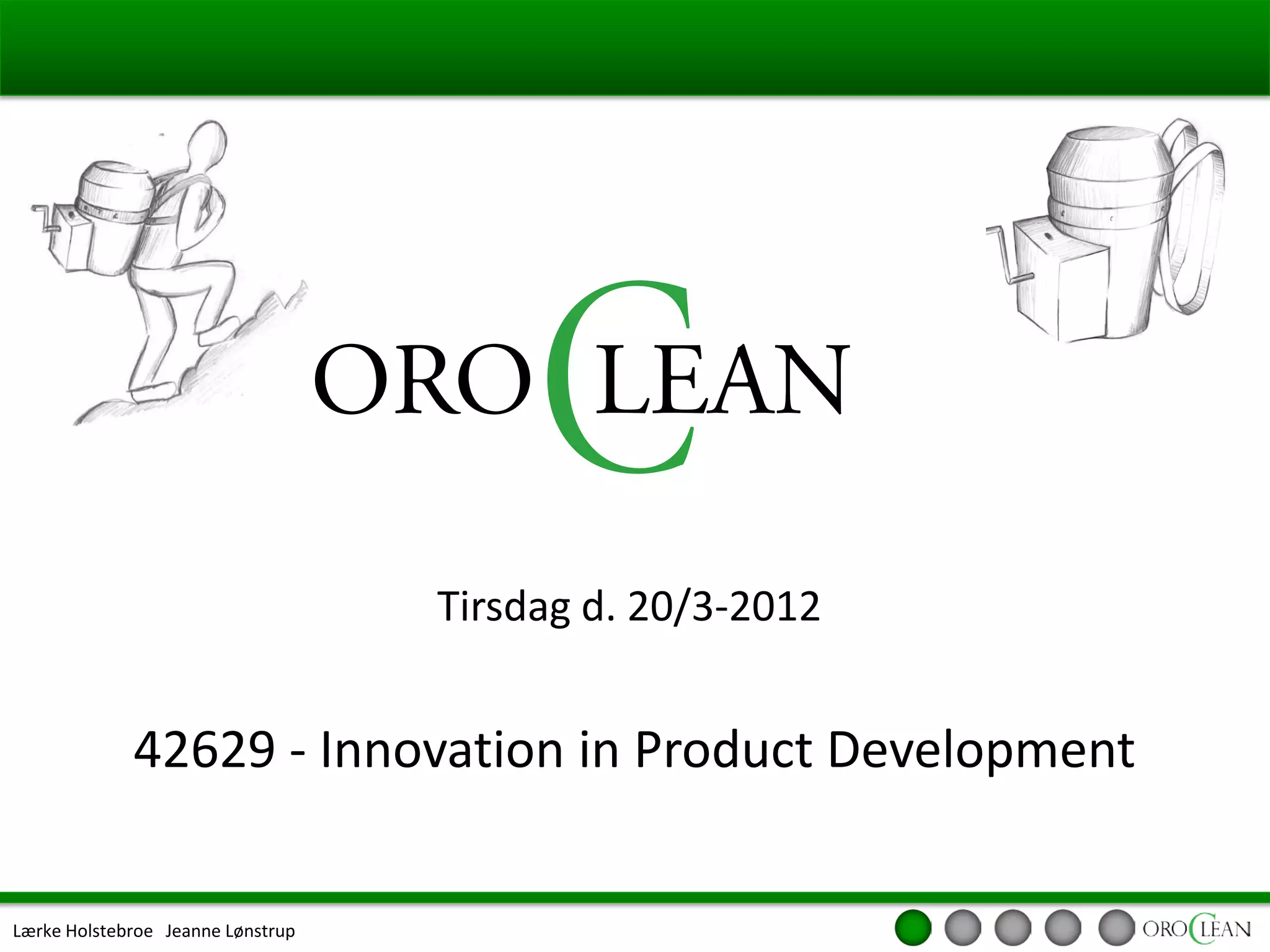 42629 lecture 8 - oroclean presentation | PPT
