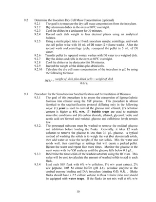 Lignocellulose Biomass- Hydrolysis & Fermentation Lab Protocols | PDF