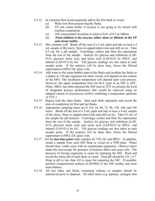 Lignocellulose Biomass- Hydrolysis & Fermentation Lab Protocols | PDF