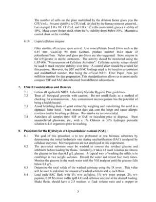 Lignocellulose Biomass- Hydrolysis & Fermentation Lab Protocols | PDF