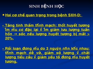 Bài giảng BỆNH SỐT XUẤT HUYẾT DENGUE | PDF