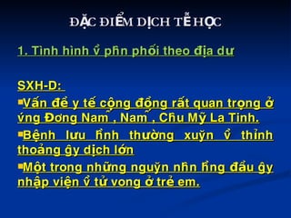 Bài giảng BỆNH SỐT XUẤT HUYẾT DENGUE | PDF