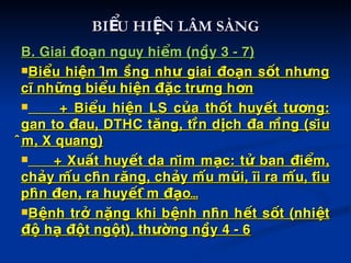Bài giảng BỆNH SỐT XUẤT HUYẾT DENGUE | PDF