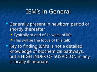 4266572.ppt inborn error of metabolism#$ | PPT | Endocrine and ...