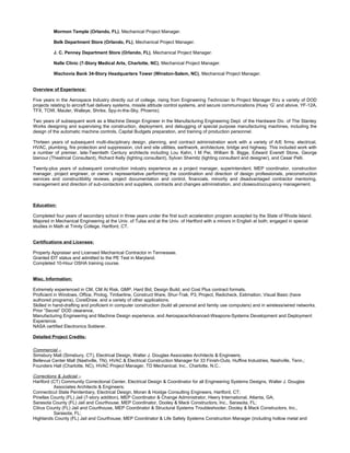 Composite Resume Latest Version | DOC | Civil Engineering Industry ...
