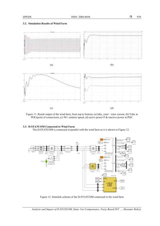 Analysis and Impact of D-STATCOM, Static Var Compensator, Fuzzy Based SVC Controller on the ...