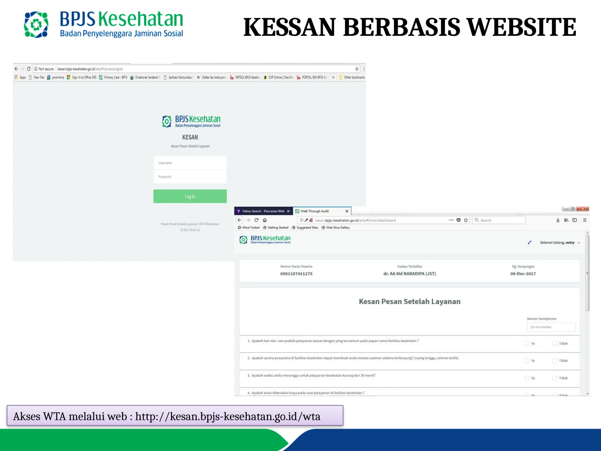 Sosialisasi KESSAN BPJS Kesehatan di FKTP | PPTX