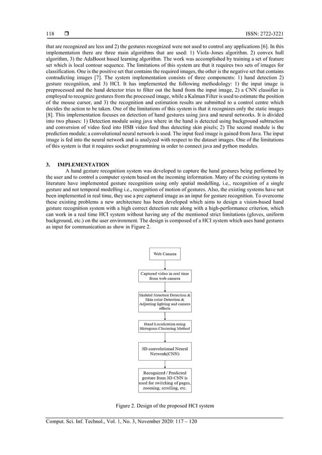 Hand Gesture Recognition Using Machine Learning Algorithms Pdf