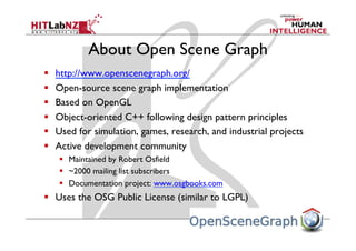 426 lecture6a osgART Development | PPT