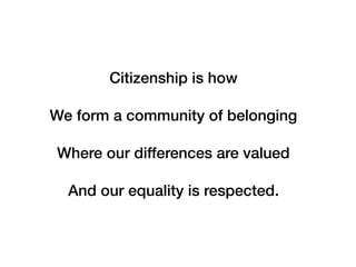 Why Citizenship Matters Today | PDF