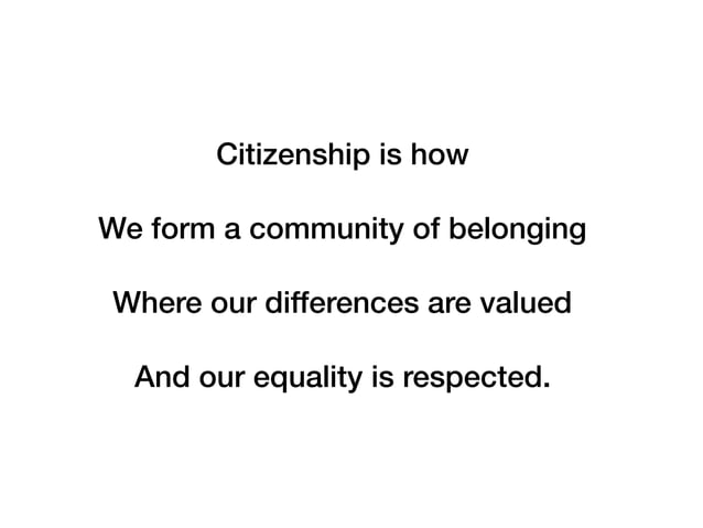 Why Citizenship Matters Today | PPT