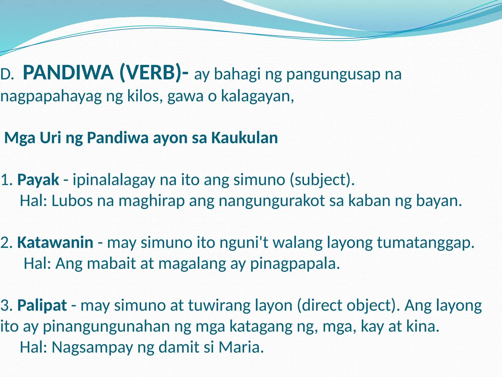 Bahagi ng Pananalita para sa grade-11 at | PPTX